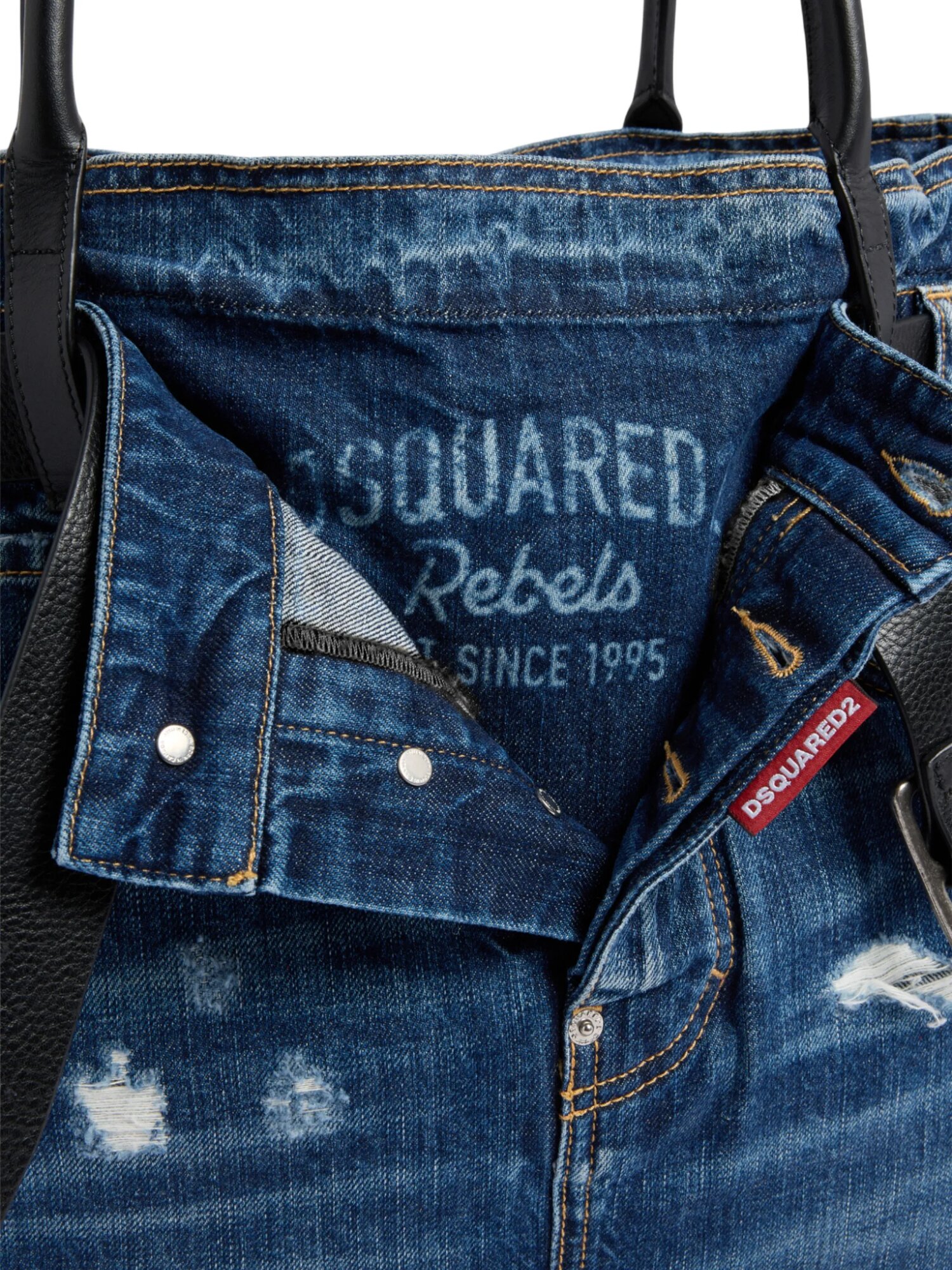 Сумка DSQUARED2 Twin Shopping, синий — фото 1