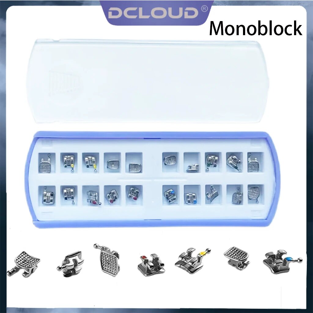 Металлические ортодонтические брекеты DCLOUD Mini Roth MBT Solt 0,022 3 4 5 крючков MBT 022 HK345