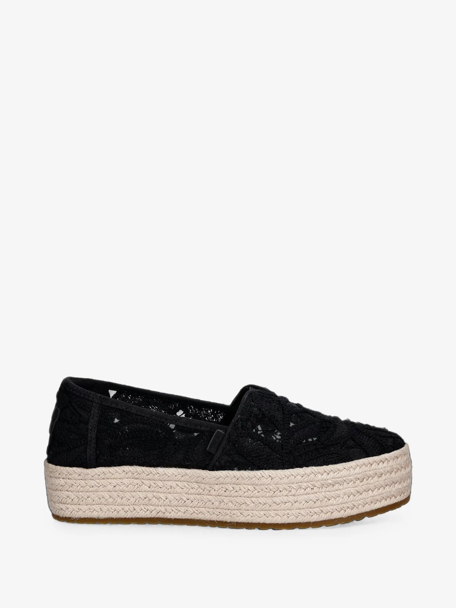 Эспадрильи Lace-embroidered platform espadrilles