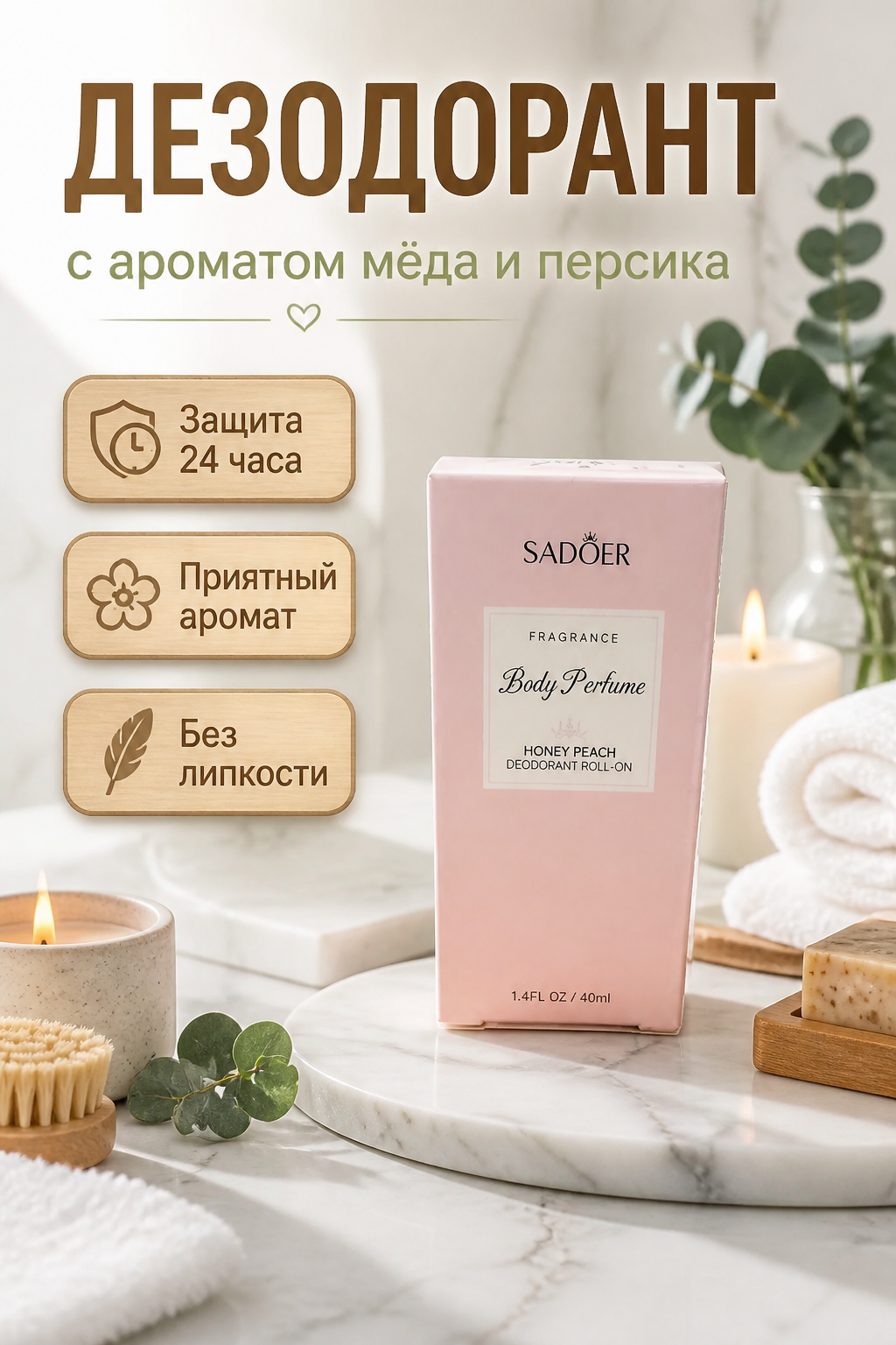 Sadoer дезодорант шариковый
