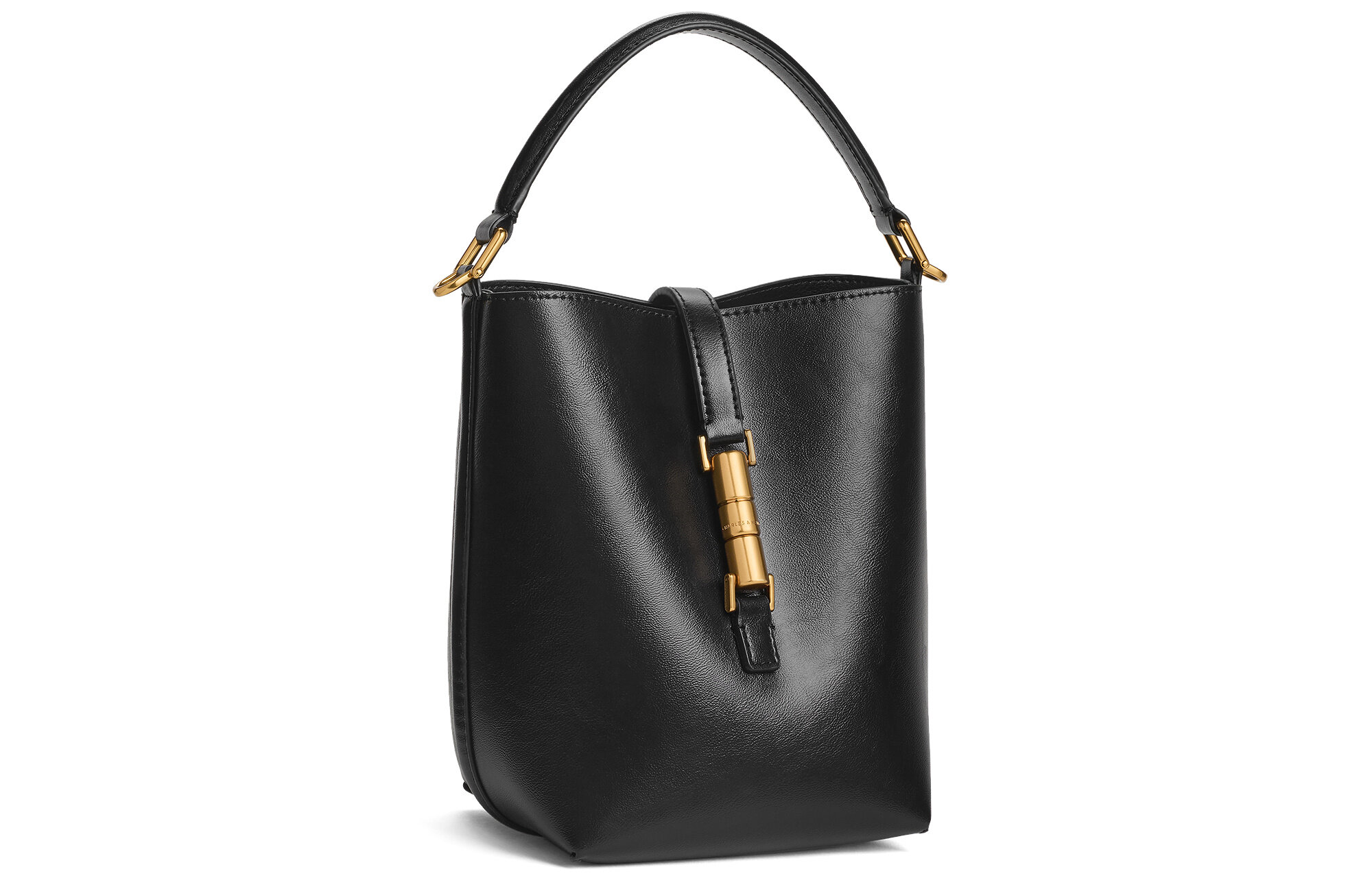 Сумка CHARLES & KEITH, фактура матовая, черный — фото 1