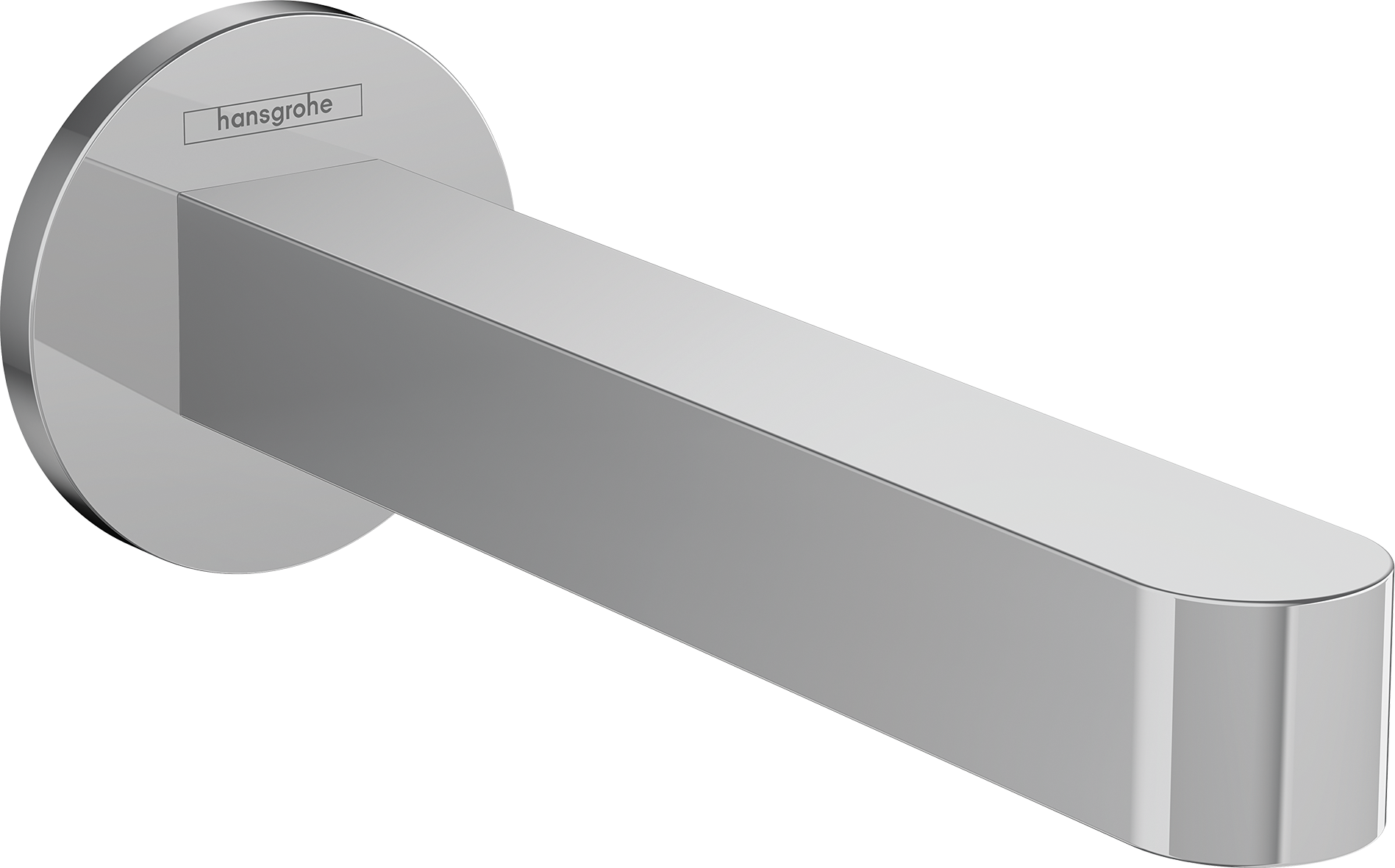 Излив для ванны hansgrohe Finoris 76410000 настенный, вылет 174 мм, хром