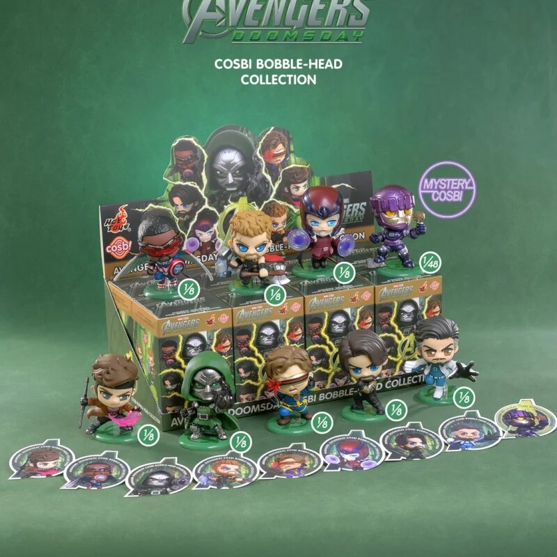 Коллекционная фигурка Hot Toys Avengers Cosbi Bobble-Head, Цвет: 1 box 8 pcs