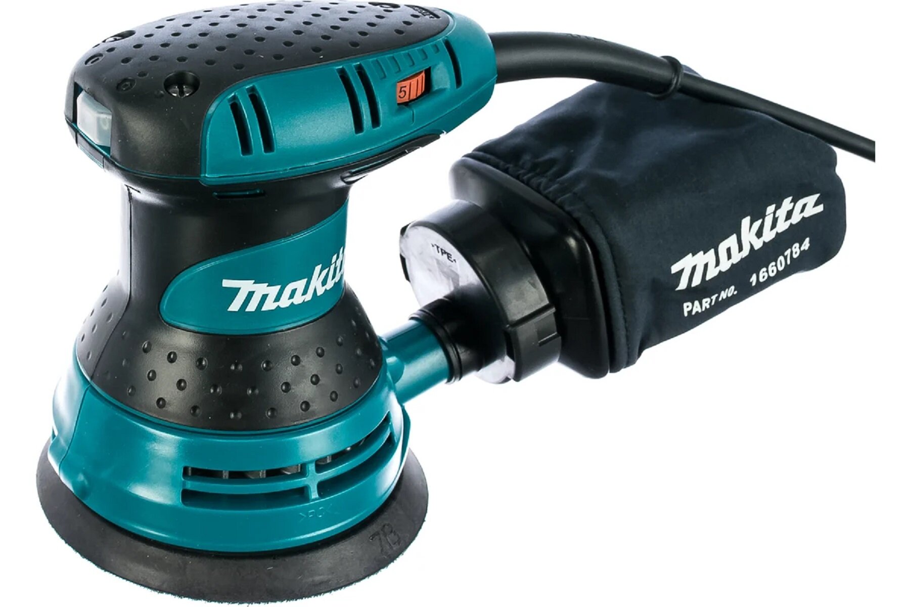 Шлифовальная машина Makita BO5031, 300 Вт, диск 125 мм, 4000-12000 об/мин