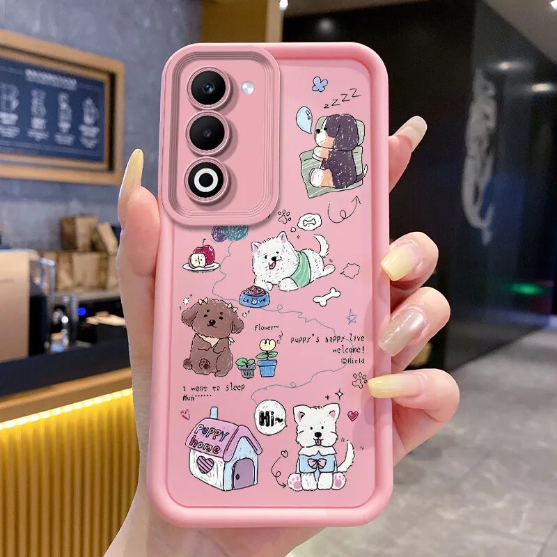 Противоударный чехол для OPPO A5 4G 5G A5i Pro A5m CPH2735 оппо А5i Про 4Г, Розовый, FEN-JGSFEN0409