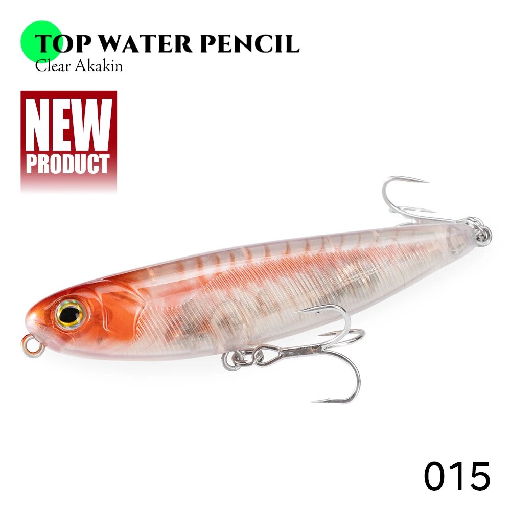 Воблер Top Water Pencil Clear Akakin, 015