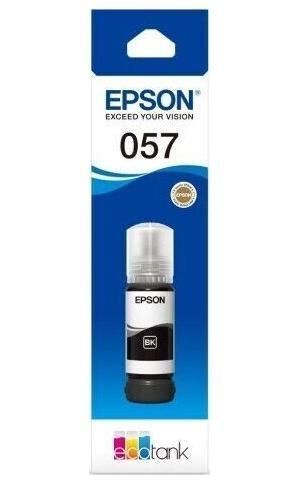 Контейнер с чернилами EPSON №057 (чёрный), 70 мл, оригинальный, для EPSON L8050, L18050