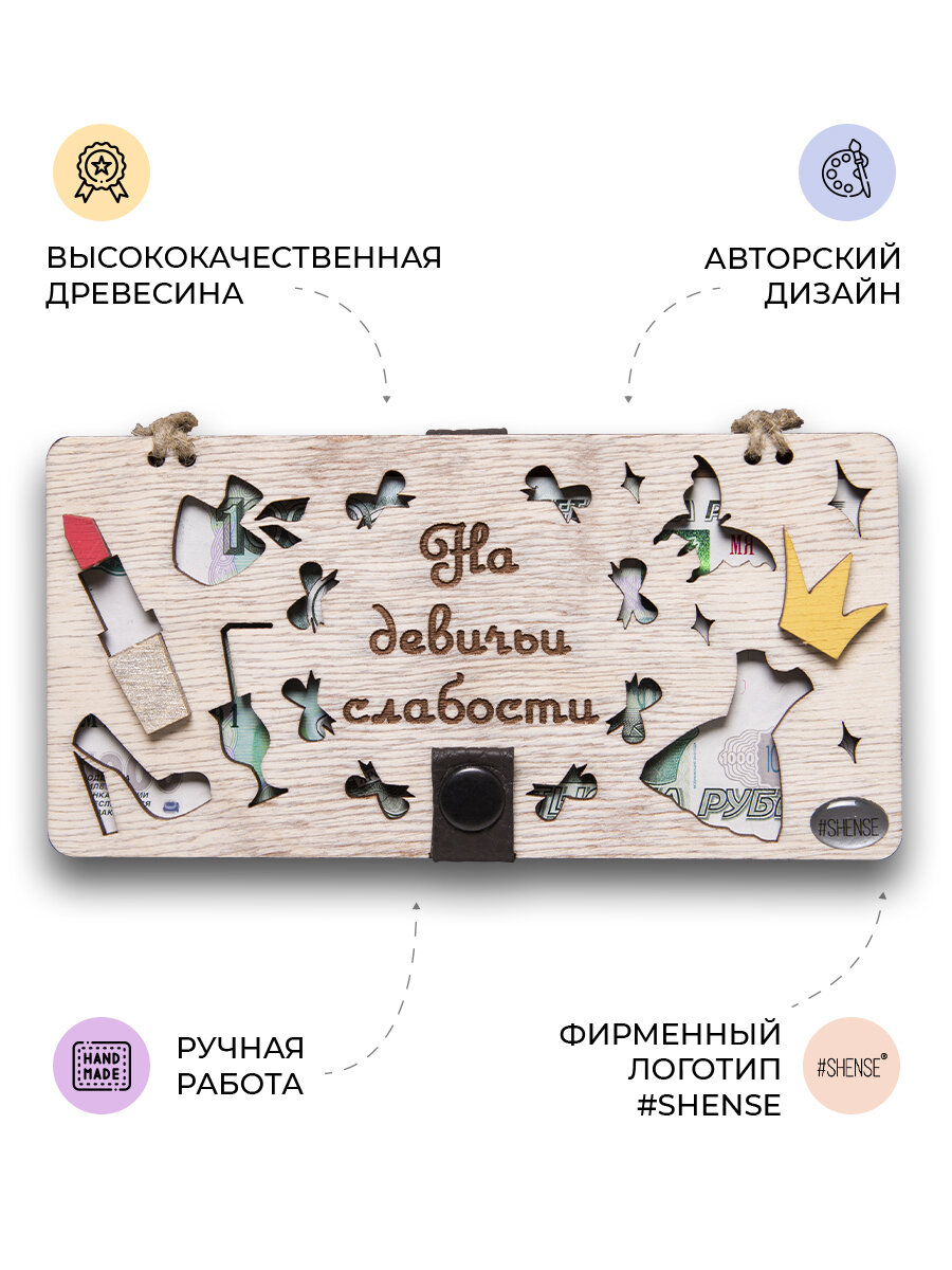 Конверт для денег с днем рождения подруге / Открытка с днем рождения