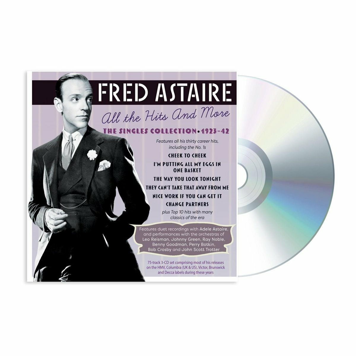 Музыка CD Fred Astaire - All The Hits And More - The Singles Collection 1923-42 / CD-R