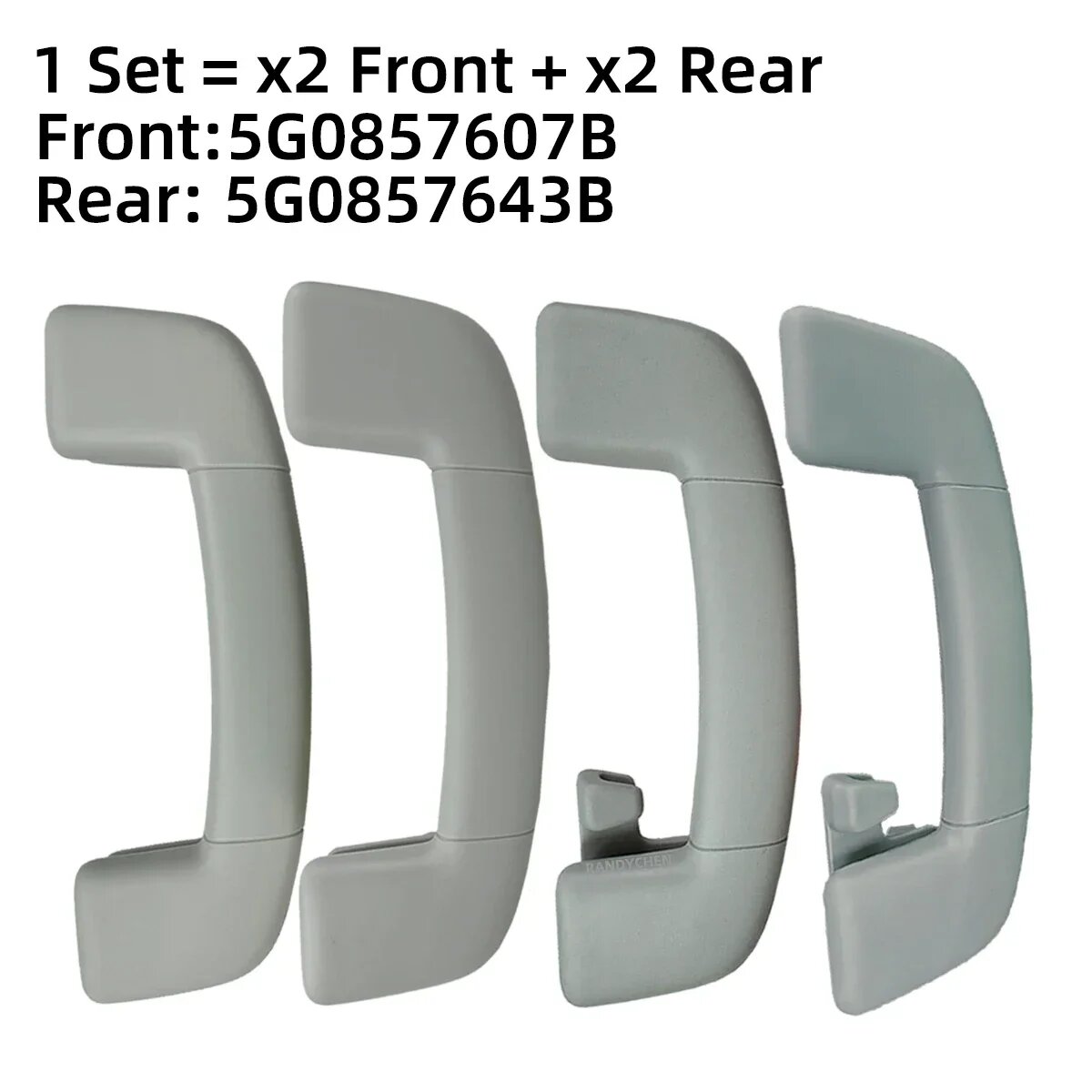 4x/1x внутренняя серая ручка на крышу для VW Golf 7 7.5 E-Golf 2013-2020 Touran 5T Tiguan 1 Set-4PCS