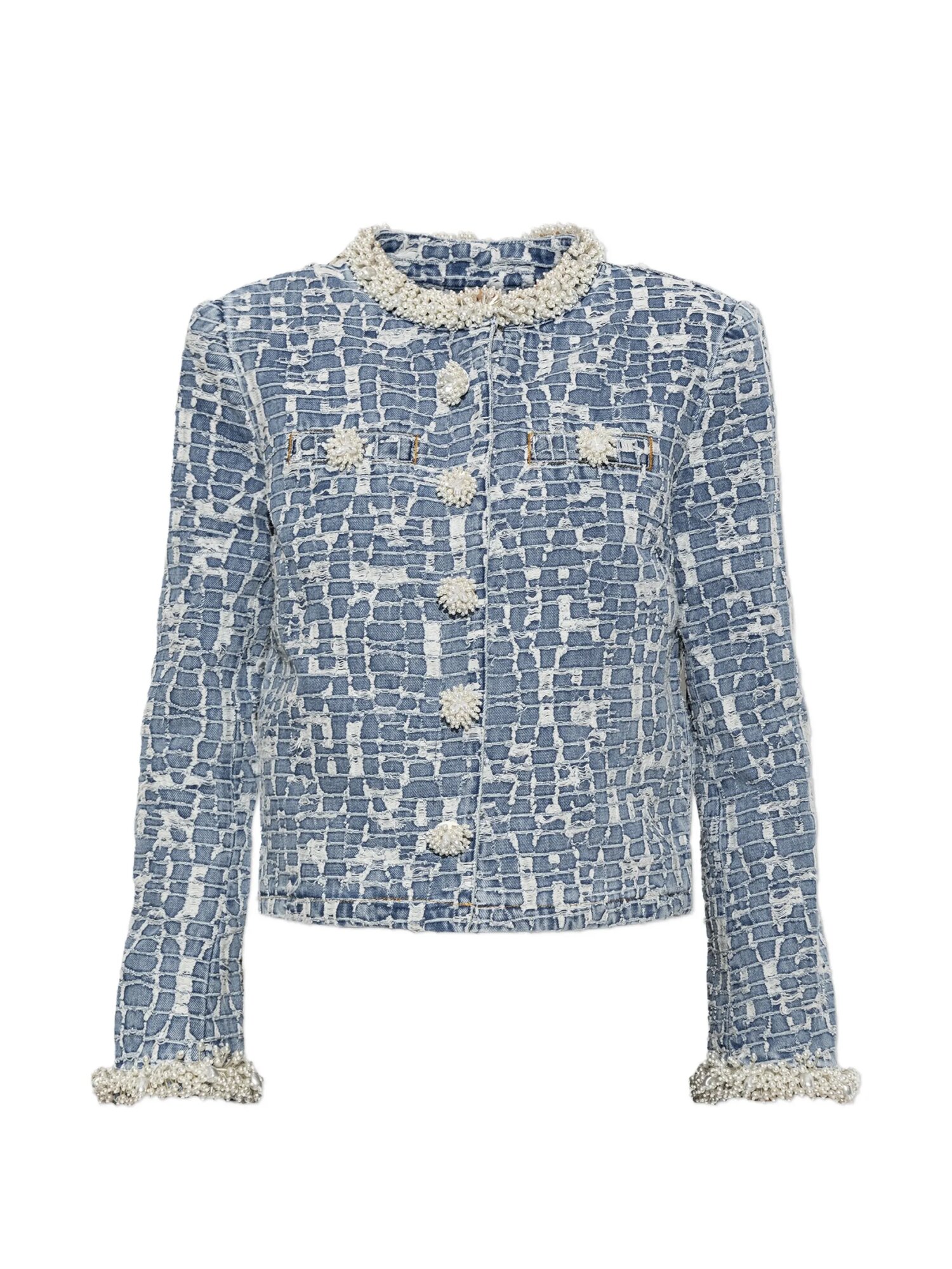 Куртка Blue textured denim jacket