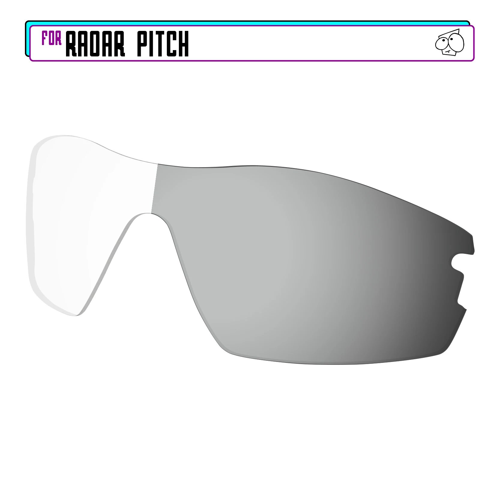 Линзы Oakley Radar Pitch, Белый, Eclipse Photochromic