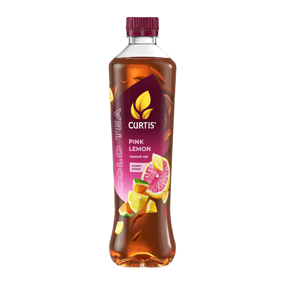 Чай холодный черный Curtis "Pink Lemon" со вкусом лимона, розового лимона, каламанси и вербены, 1л