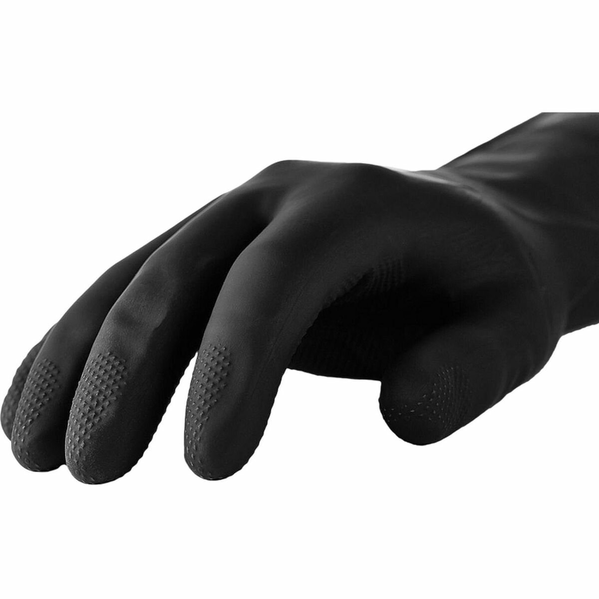 Перчатки защитные латексные Manipula Specialist КЩС-1, черные (размер 8, M), 1 пара (L-U-03/CG-942)
