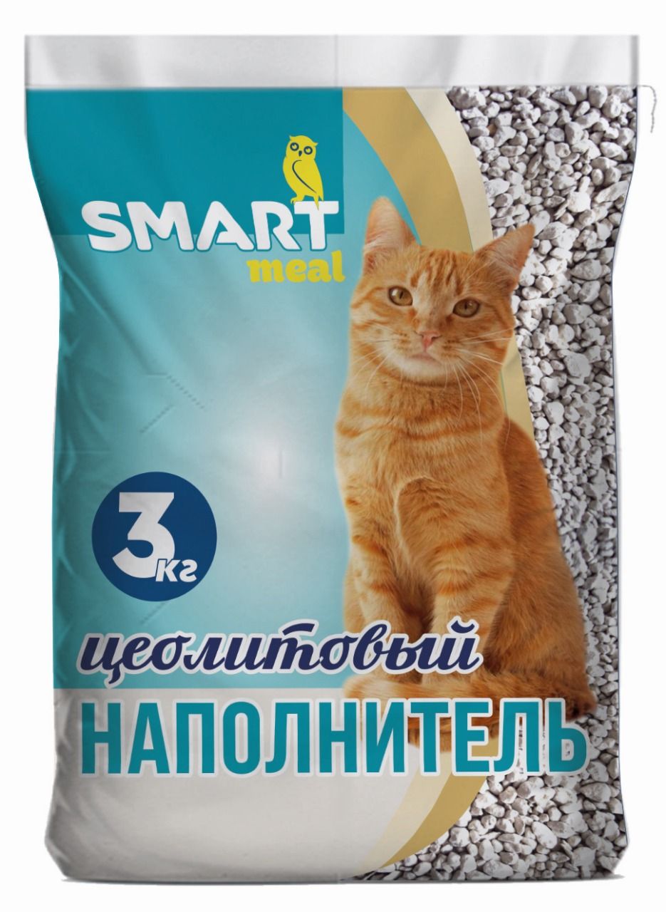 Цеолит наполнитель для кошачьего туалета 3 кг.