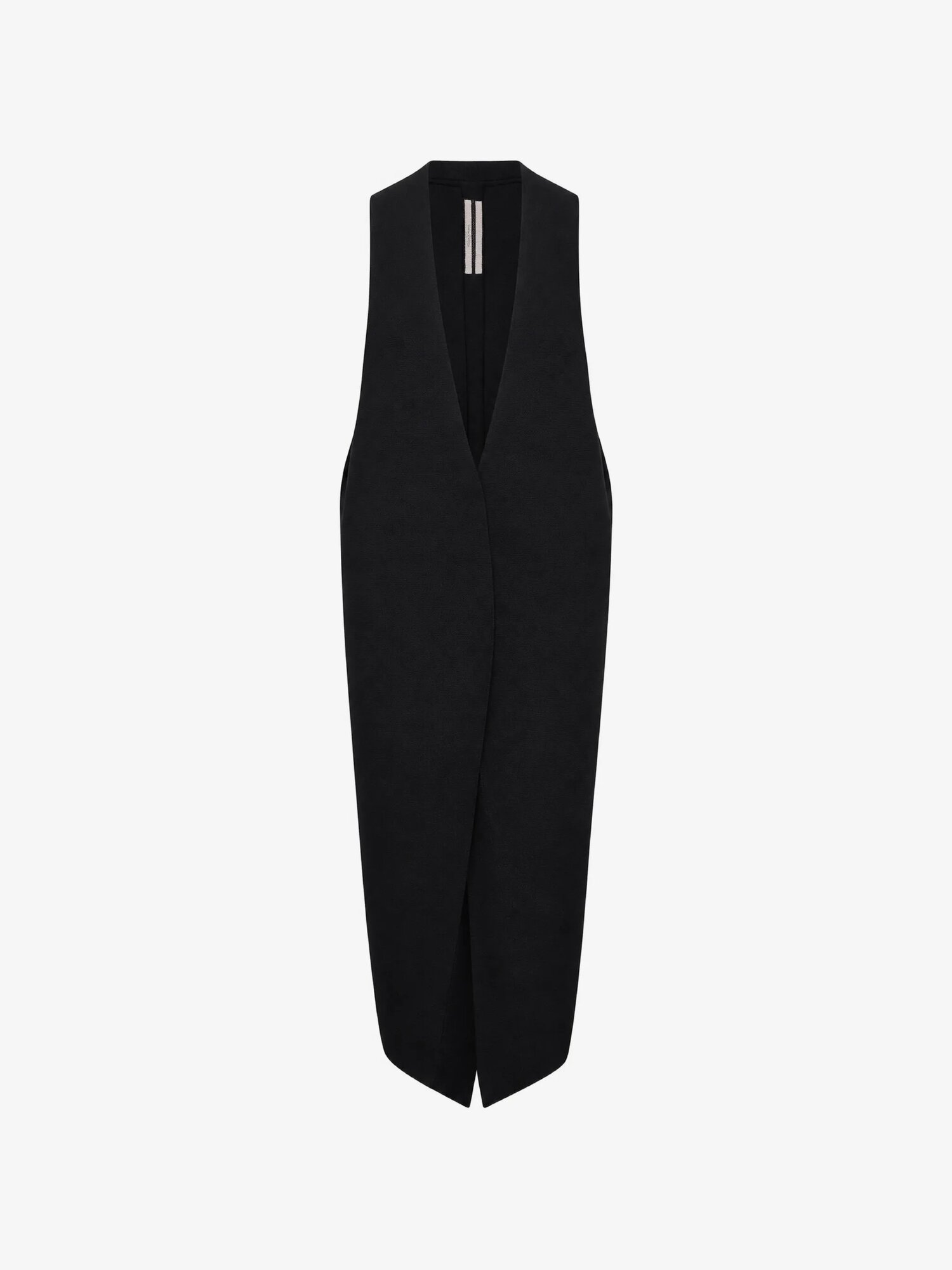 Пальто Rick Owens Cyclops V-neck sleeveless cardi-coat