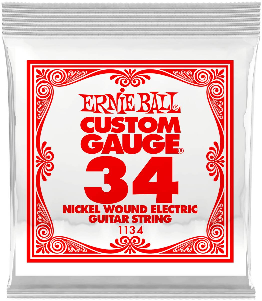 ERNIE BALL 1134 Nickel Wound .034 - Струна одиночная для электрогитары