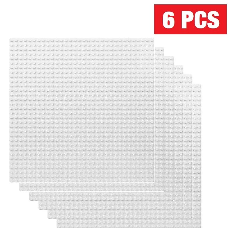 6 шт. Опорные пластины Haifeng 32x32 Белый, 32x32 White