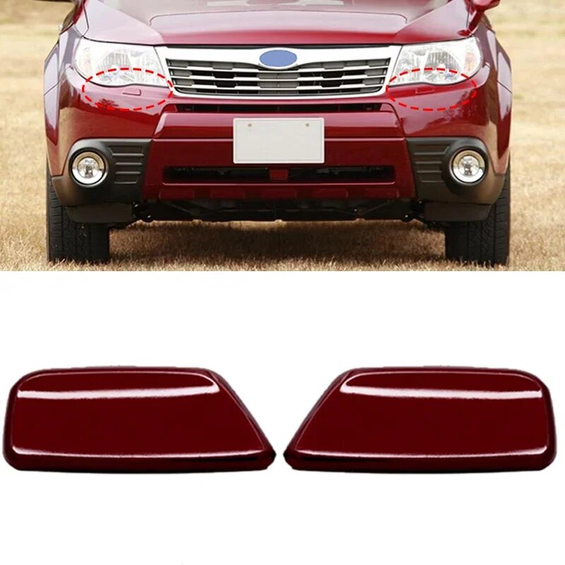 Насадки омывателя фар Red Left and Right для Subaru Forester 2009-2012