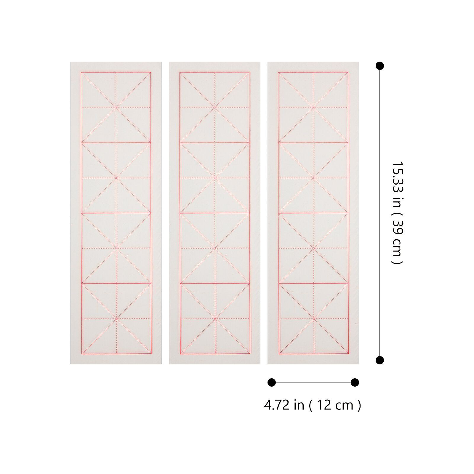 Тренировочные Листы Для Письма Каллиграфическим Пером 200 Sheets 39x12cm