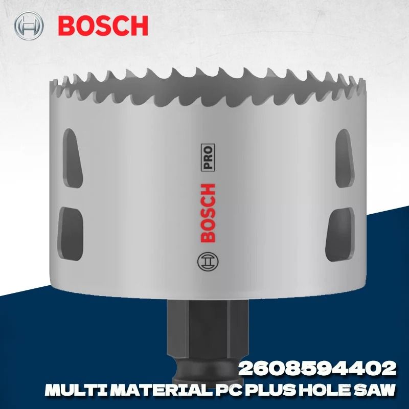 BOSCH 2608594402 мульти материал плюс отверстие пила Коронка сверлильная 76mm