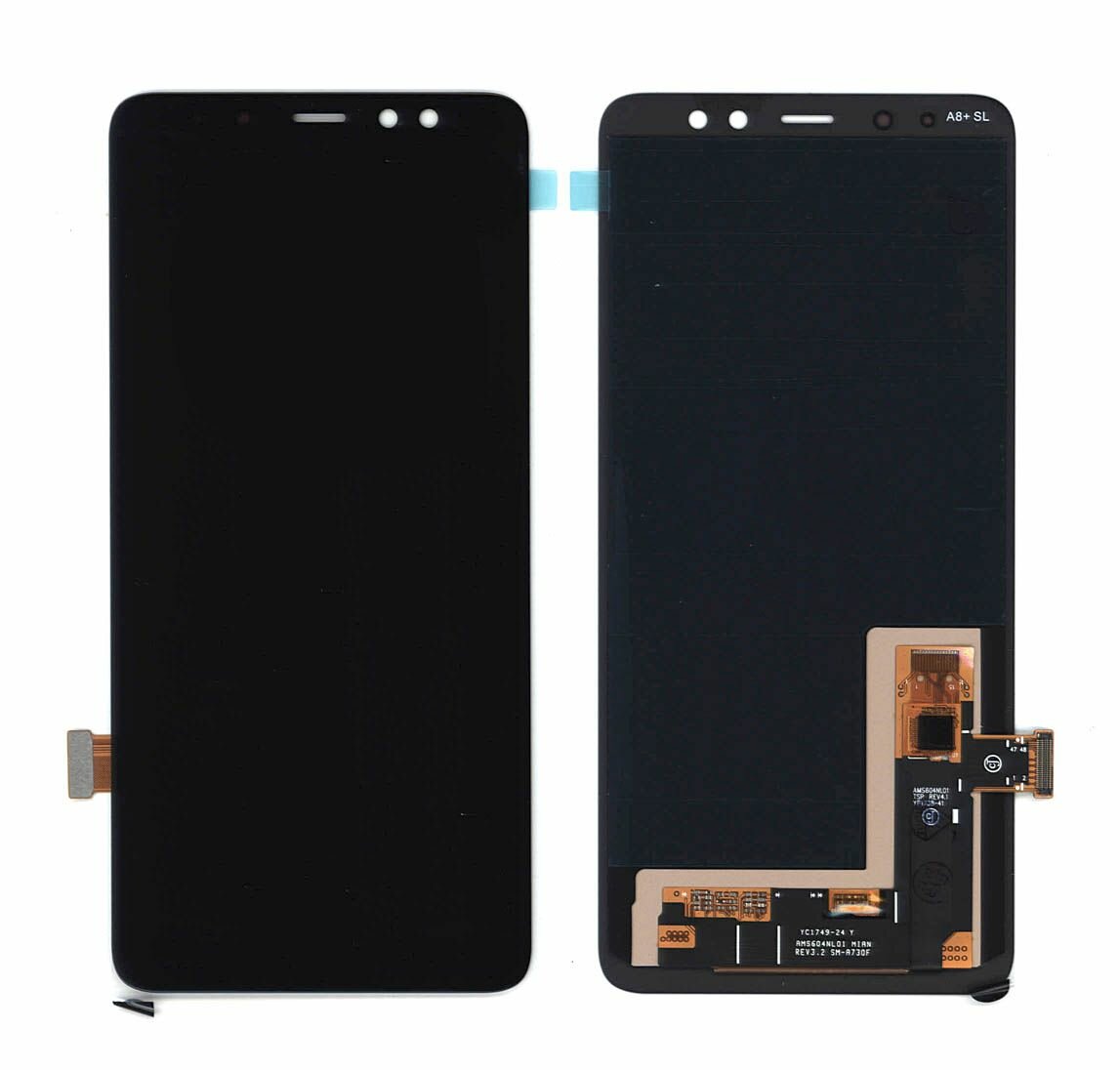 Дисплей для Samsung Galaxy A8 Plus (2018) A730F OLED Full Size черный