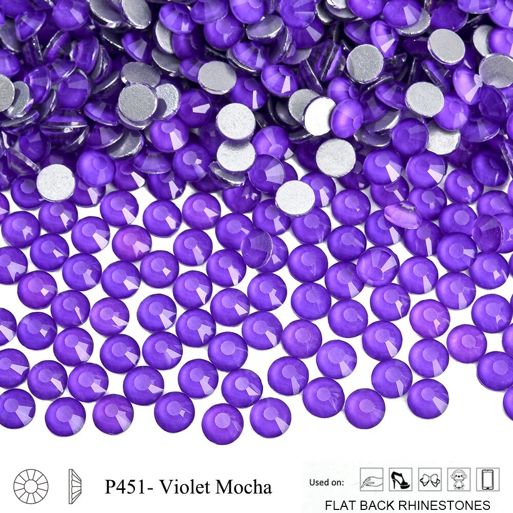 Стразы фиолетовые OLeeya P451 Violet Mocha SS20