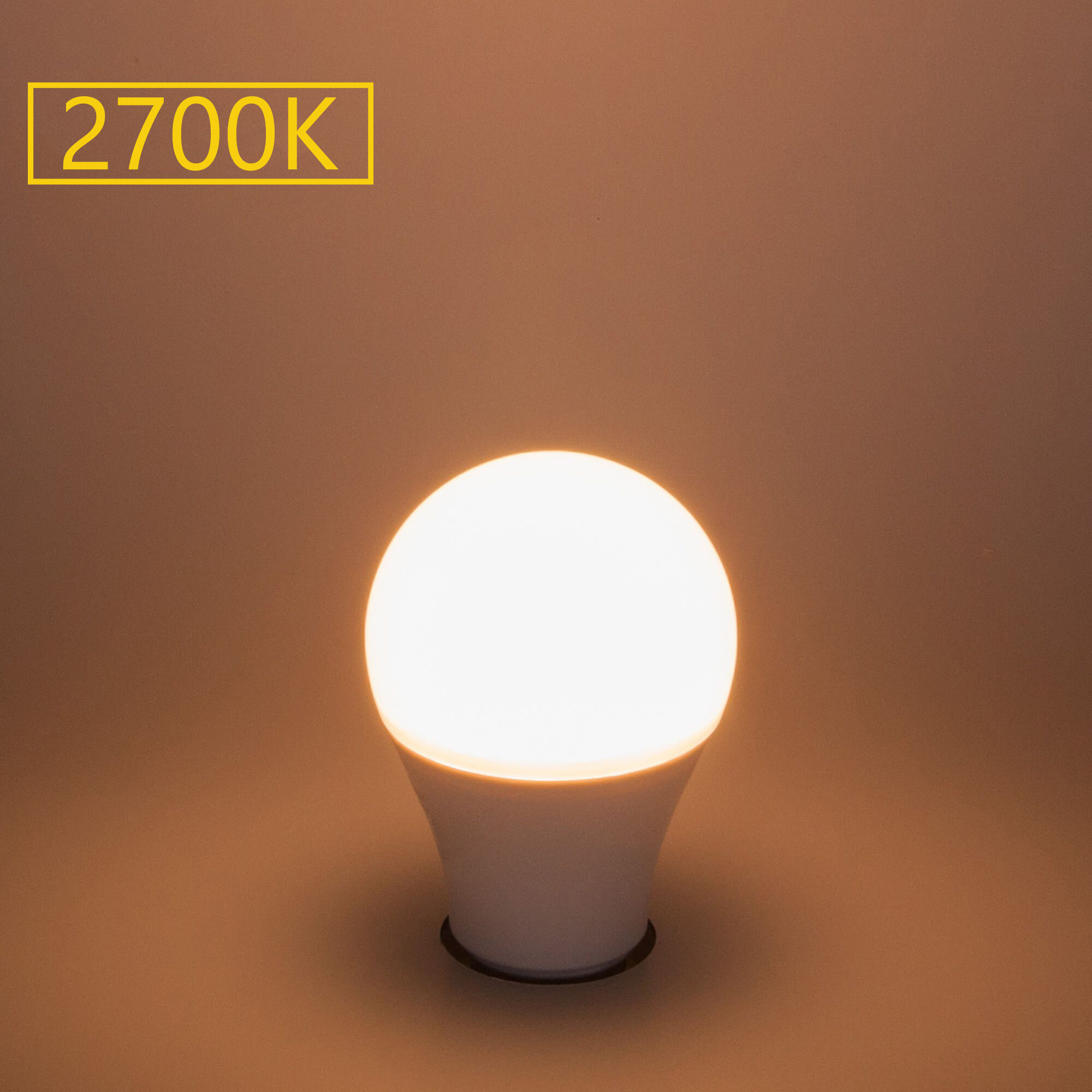 Лампочка светодиодная E27 14 Вт, теплый белый 2700К, 1 штука 637000
