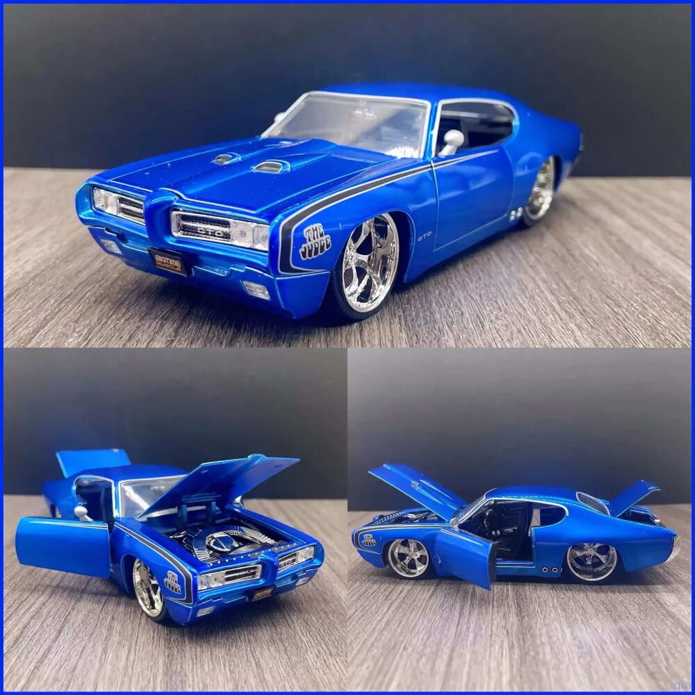 Jada 1:24 Pontiac Firebird Pontiac GTO Judge Car, коллекции хобби, подарки на день рождения, Модель автомобиля