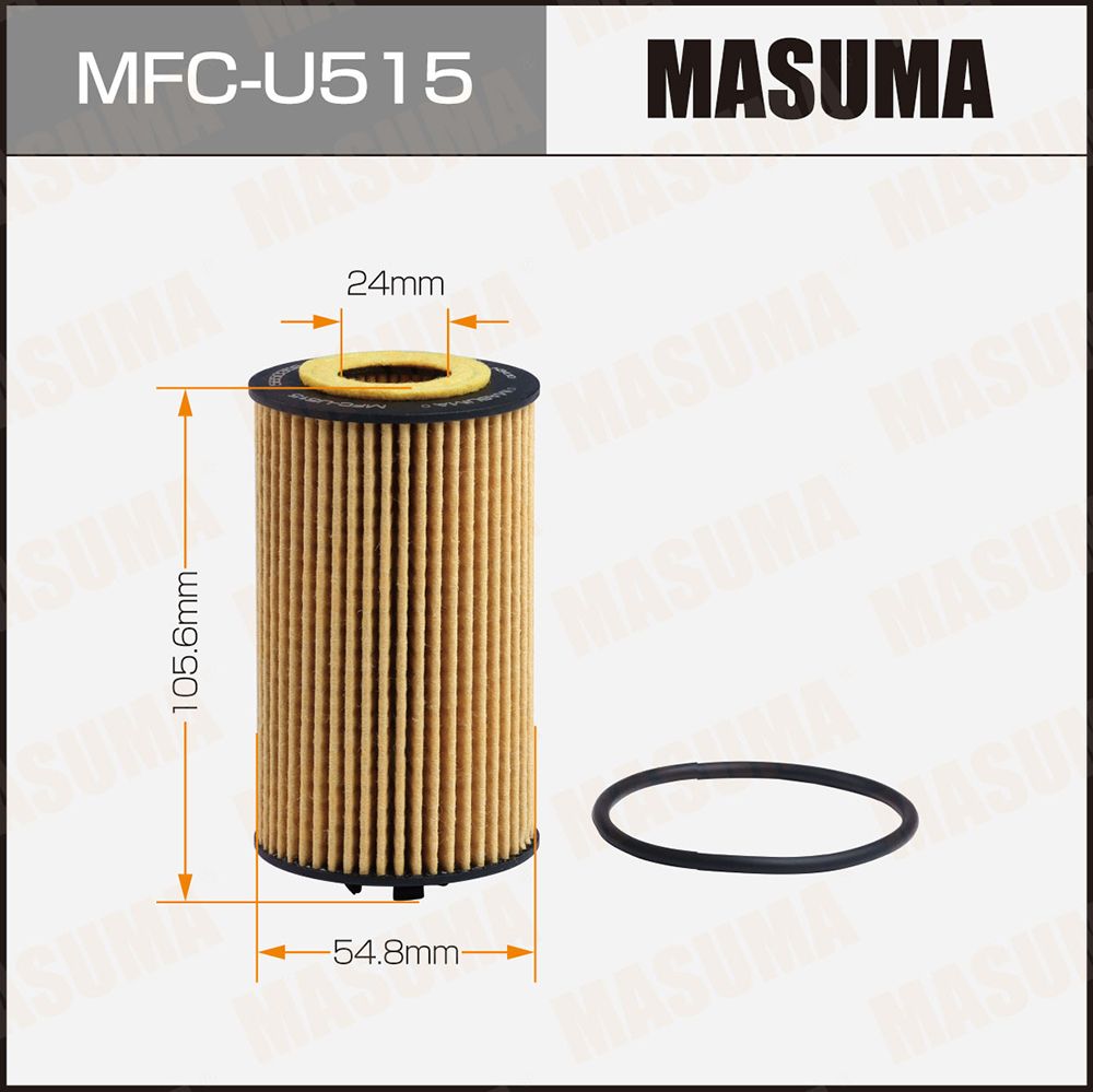 Фильтр масляный (вставка) MASUMA MFC-U515 для CHEVROLET AVEO , OPEL ASTRA