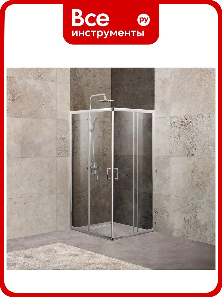 Душевой уголок BelBagno UNIQUE-A-2-75/90-C-Cr