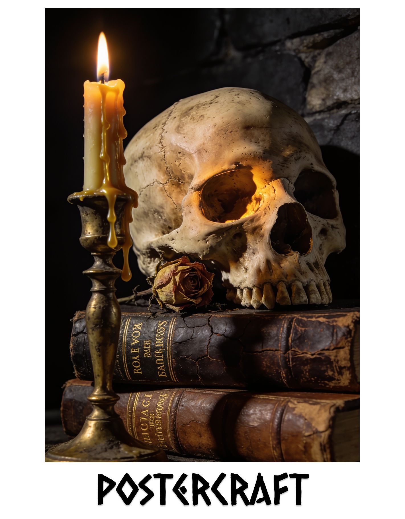 Постер "Memento Mori / Vanitas" (Dark Academia), А3, глянцевый, 42х29.7см
