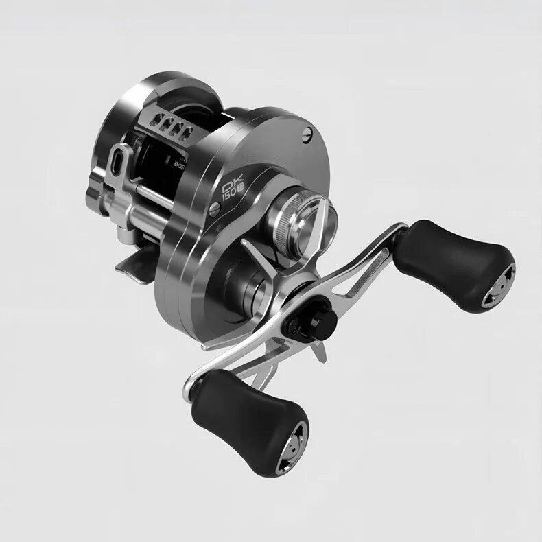 Катушка для рыбалки Gaotu DK150FH Left Hand, Gun Silver DK150