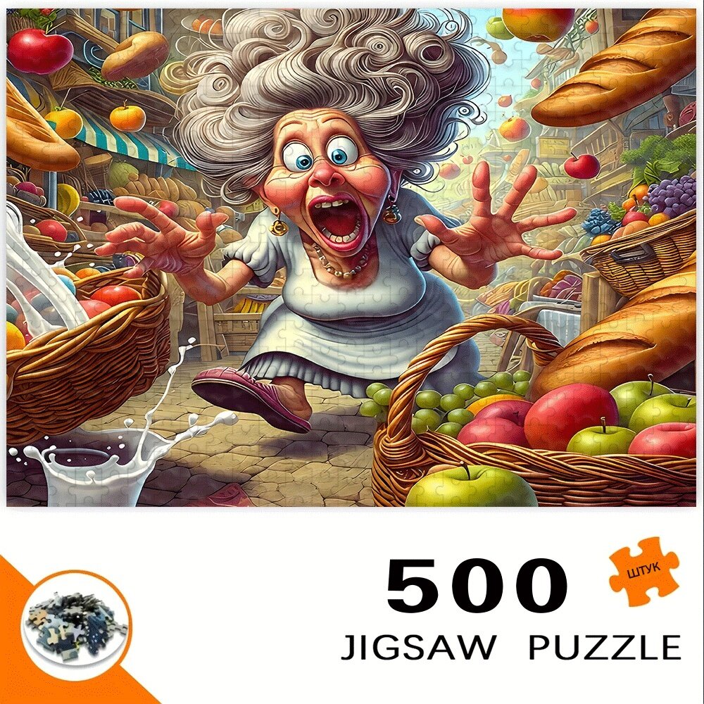 Пазл на 500 деталей для взрослых, тематика природа и животные, прямоугольные фрагменты, подарок для декора и релаксации