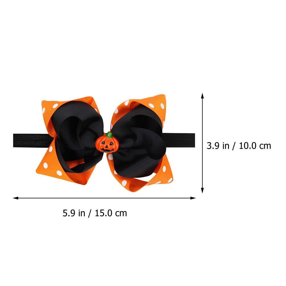 2 Пcs Эластичные Резинки Для Волос Halloween Headbands Для Девочек Размер 15X10X4Cm