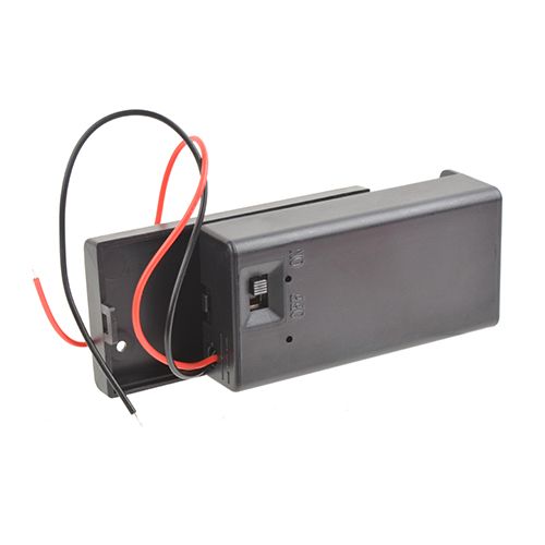 Отсек для элементов питания ROBITON Bh1x9V/switch с выключателем и двумя проводами PK1