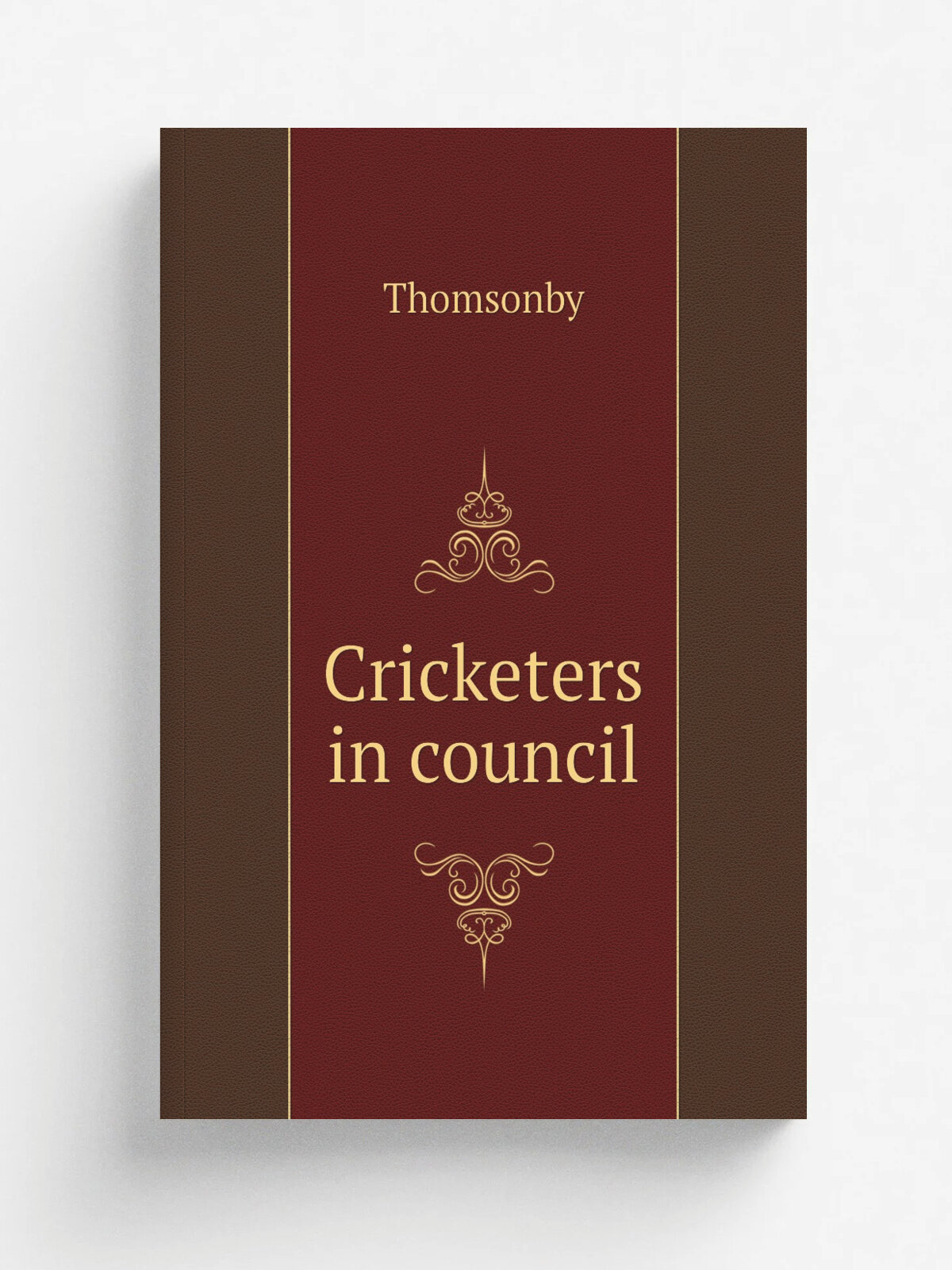 Cricketers in council | Thomsonby | 1871 | Bell and Daldy | Репринт