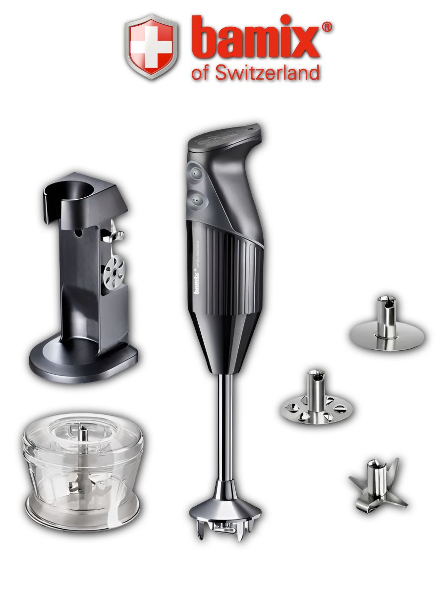 Блендер Bamix M200, Deluxe, Антрацит, 1010.026