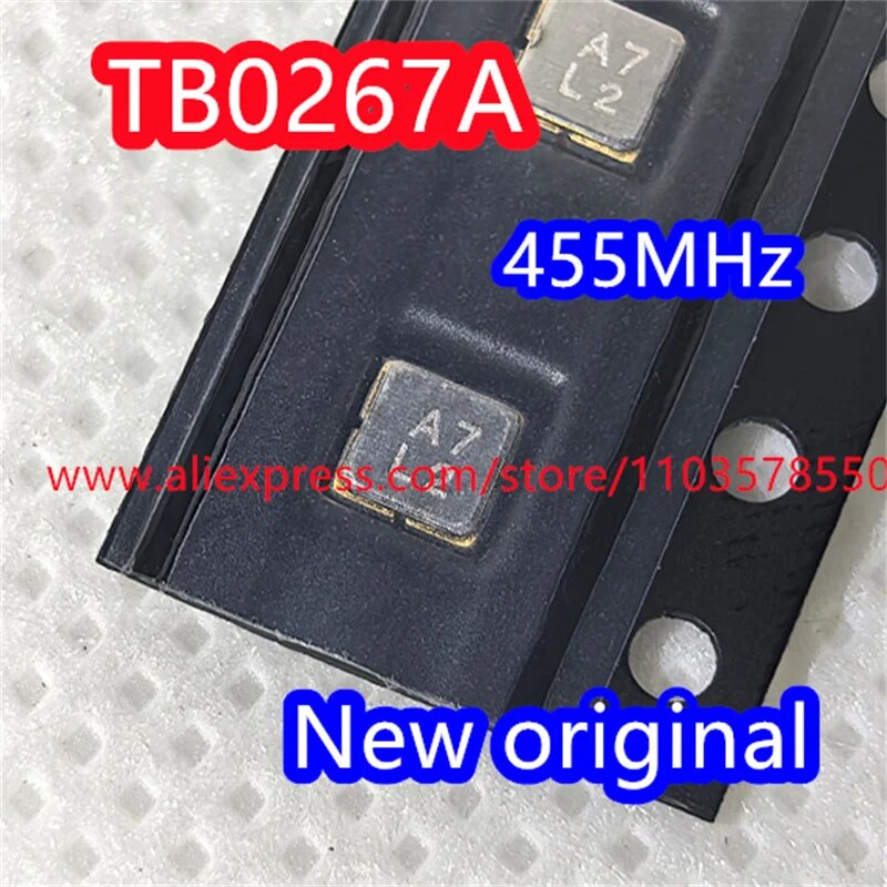 2 шт. SMD SAW-фильтр TB0267A 455МГц код A7
