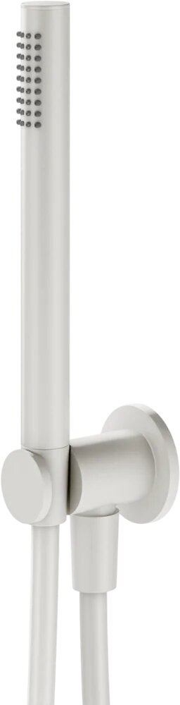 Душевой гарнитур Plumberia Selection Shower HST3018BO белый, матовый, латунный, лейка для душа со шлангом и держателем