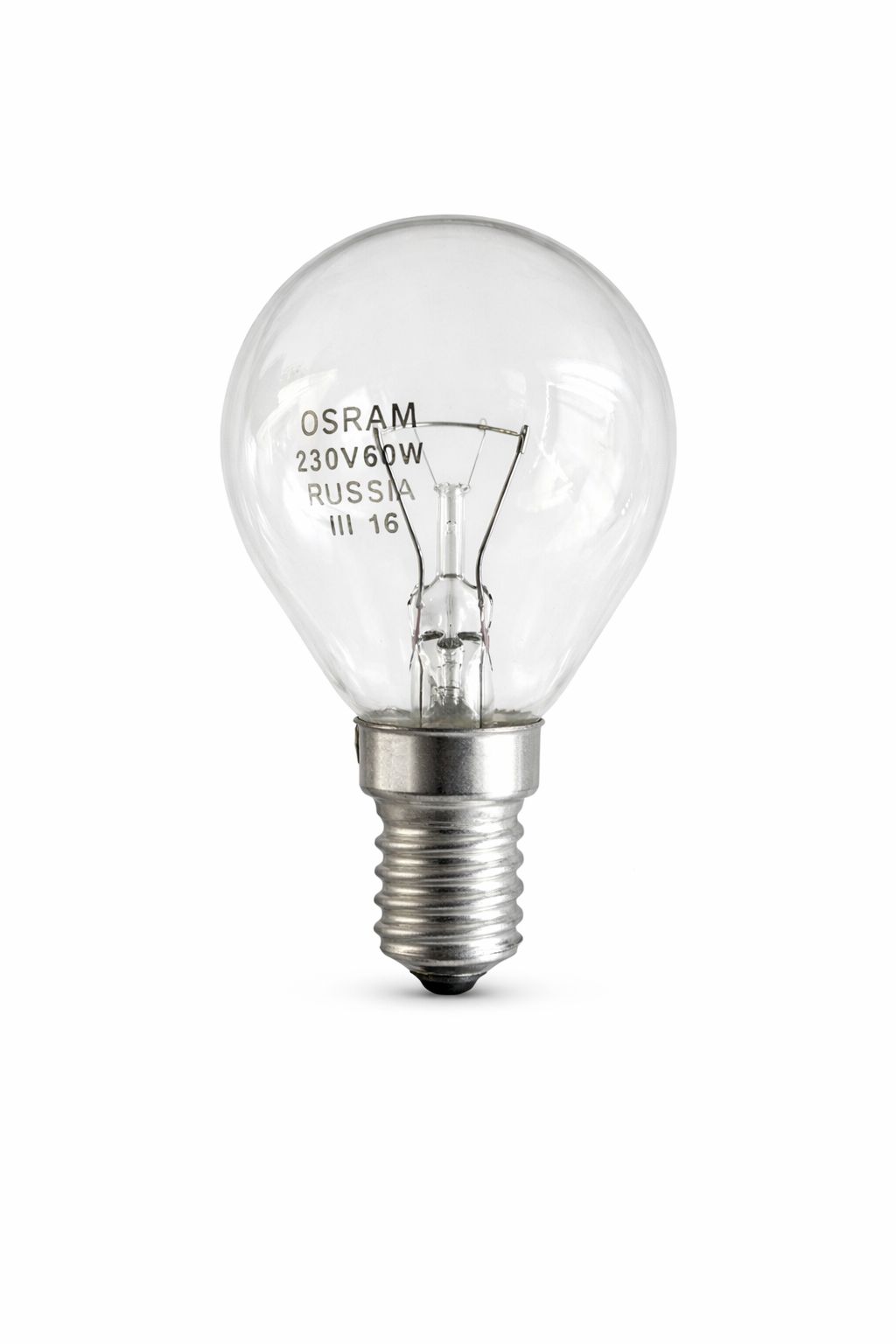 Osram Лампочка E14 60w 230v СL Classic P(в комплекте 5 штук!)