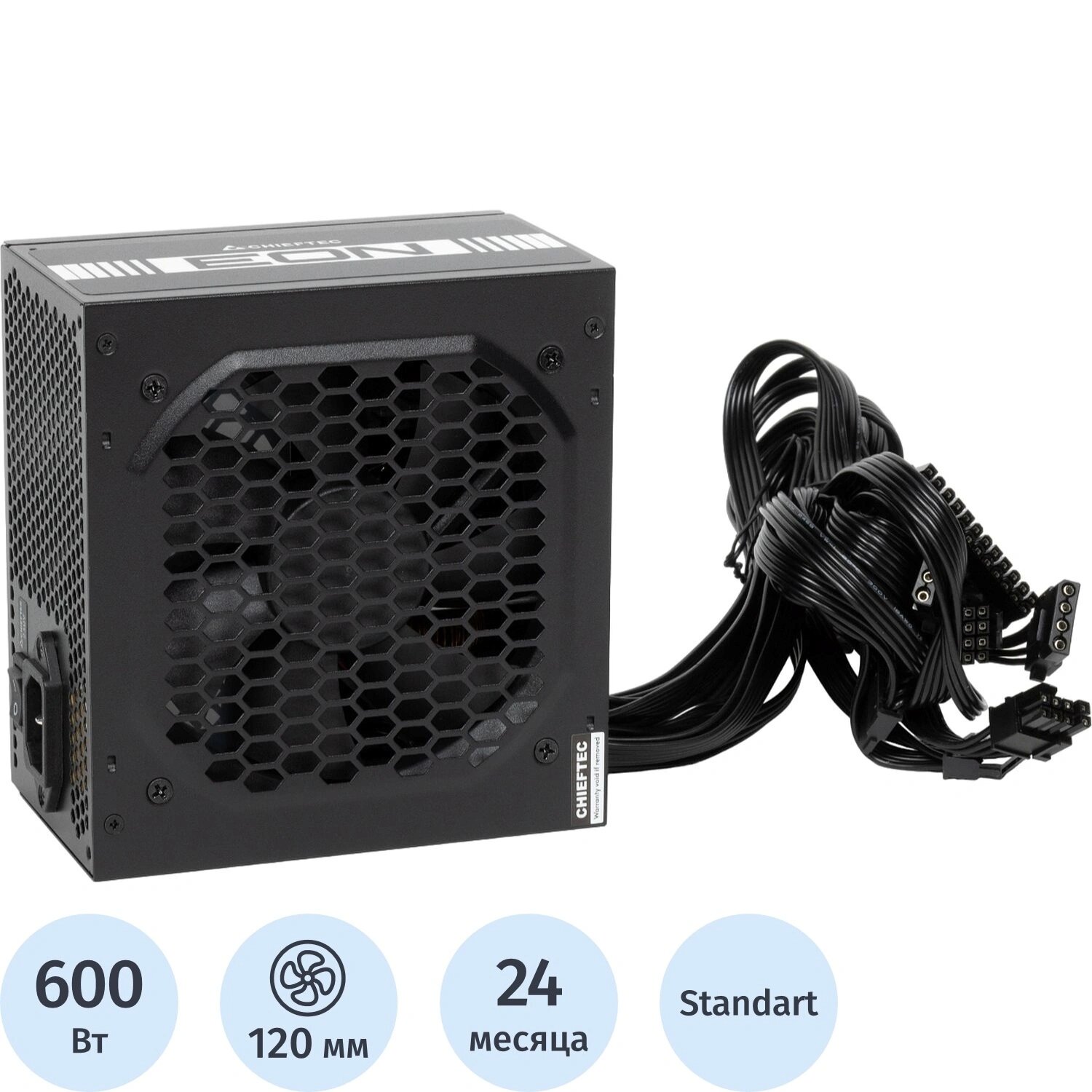 Chieftec Блок питания Chieftec Eon ZPU-600S 600 Вт