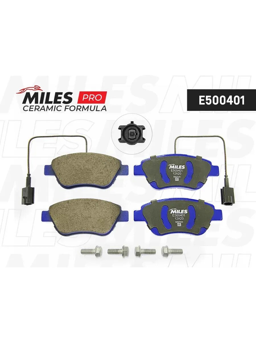 Тормозные колодки Miles Ceramic передние Fiat Albea 01
