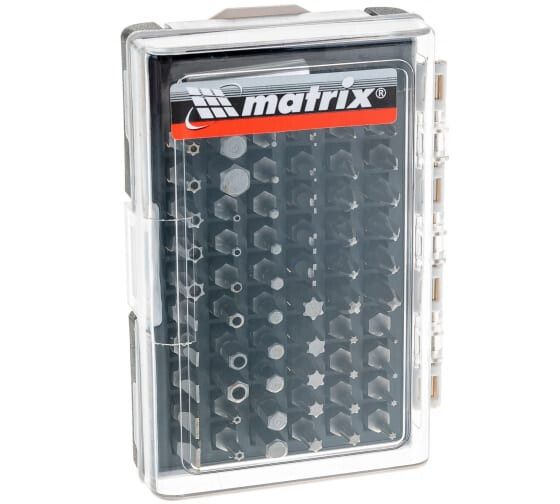 Набор бит "MATRIX" (с магнитным держателем, 61 шт)