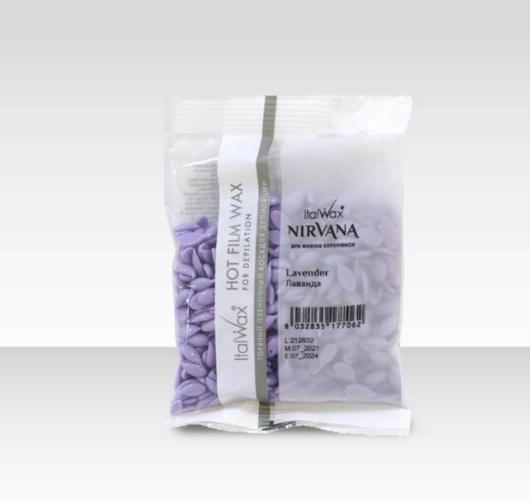 Воск в гранулах Лаванда ITALWAX NIRVANA Lavender, 100 гр