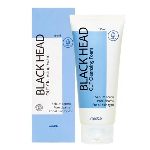 MEDB Black Head Out Cleansing Foam - Пенка для умывания против черных точек, 180 мл