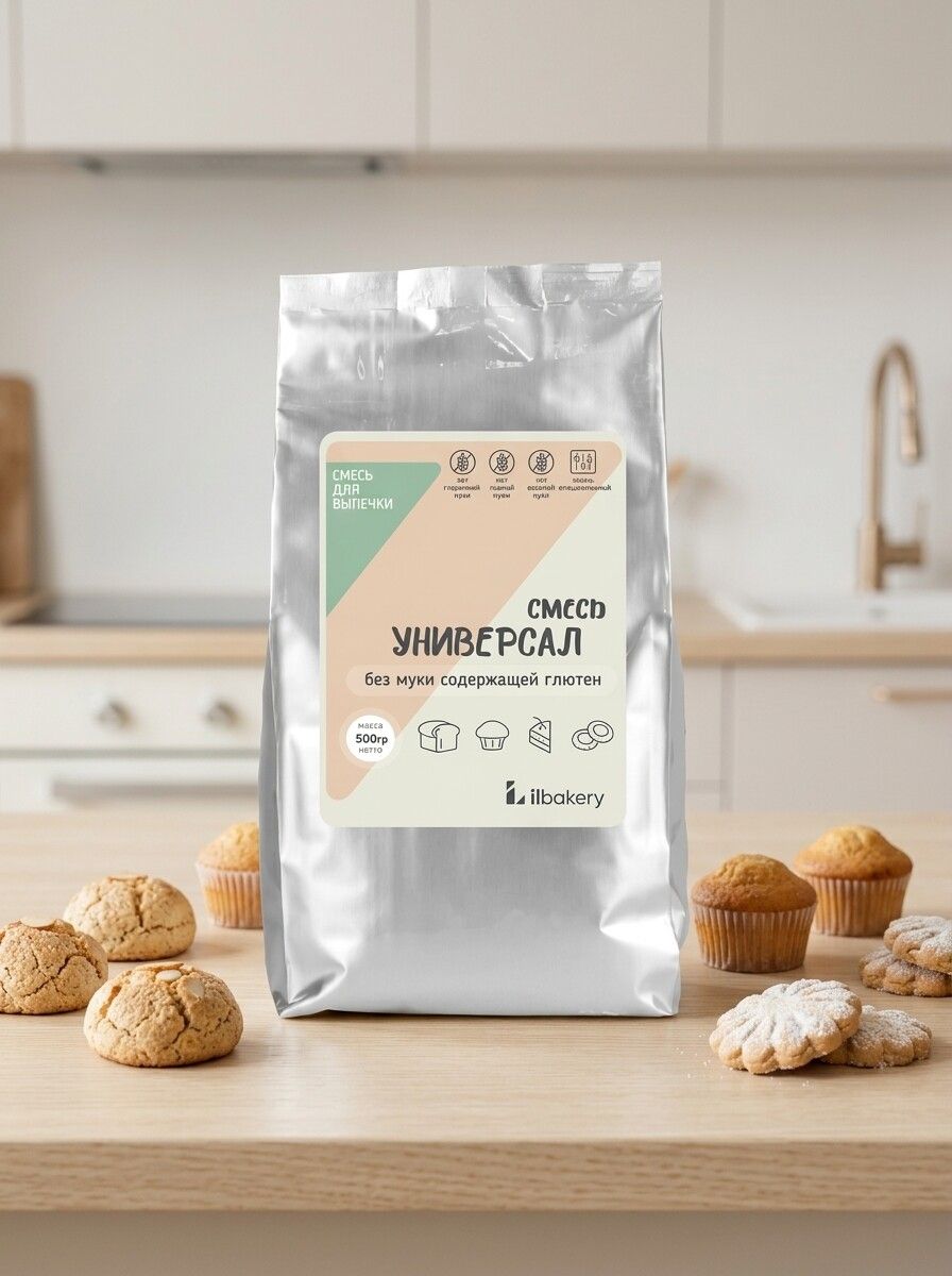 Универсал iLBakery Смесь для выпечки без глютена