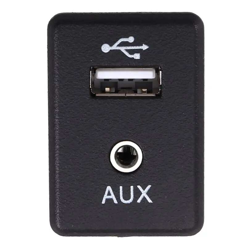 T42C-Модуль двойного интерфейса USB+AUX для Nissan Qashqai Tiida Sylphy 795405024 28023-DF60A, дополнительный аудиопорт, USB-порт для зарядки