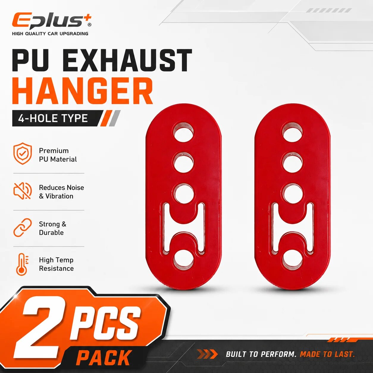 Втулки для выхлопных труб 4 hole Red 2PCS