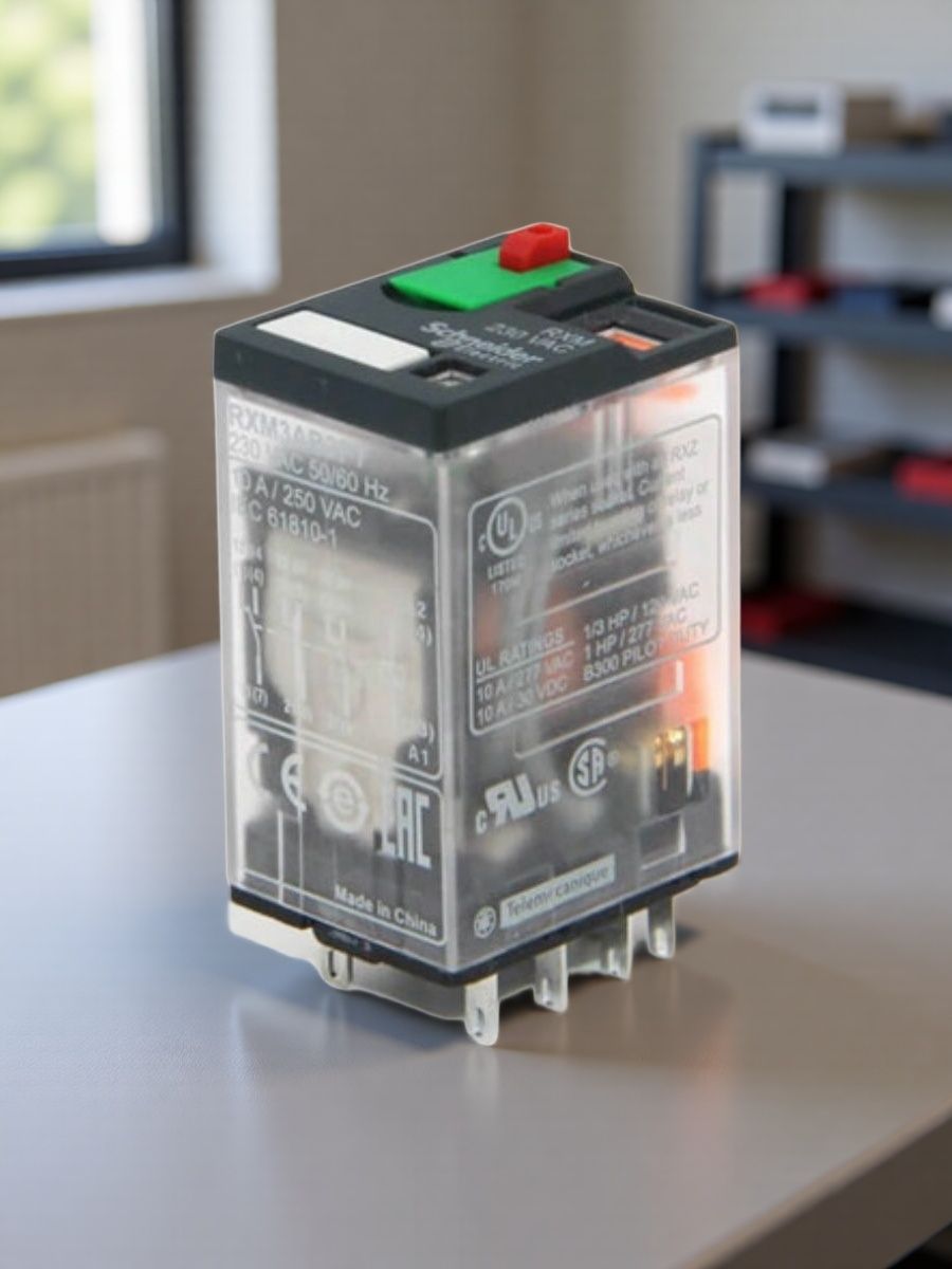RXM3AB2P7 Реле 3ПК со светодиодом 230В переменный ток Schneider Electric